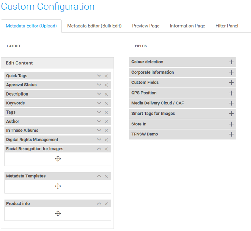 How to configure your Asset Metadata